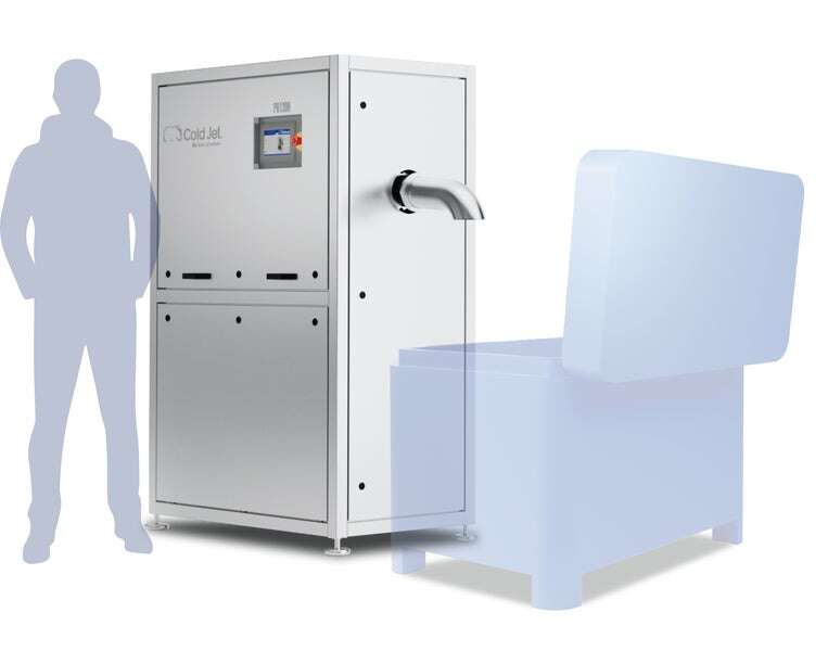 PR120H Dry Ice Pelletizer